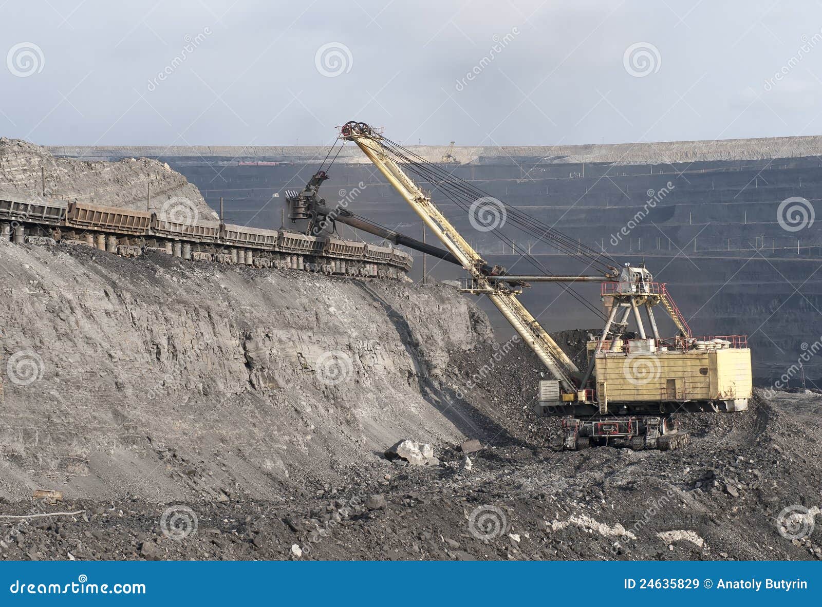 The dredge stock image. Image of coal, breed, capacity - 24635829