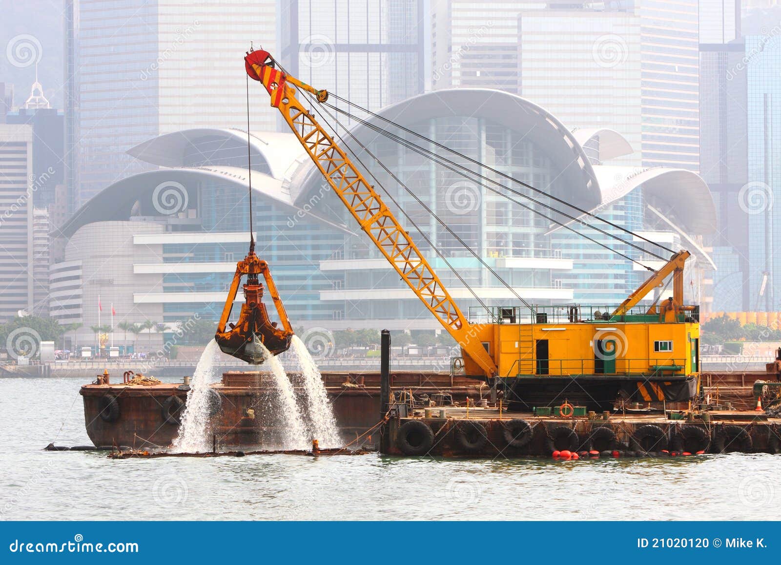 Dredger stock photo. Image of dredging, iron, excavator - 21020120