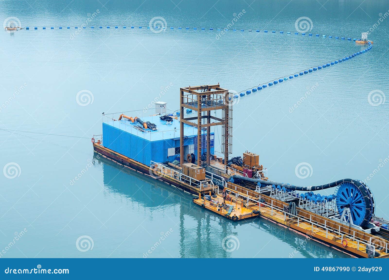 Dredging Platform in Taoyuan, Taiwan Editorial Image - Image of dredge ...