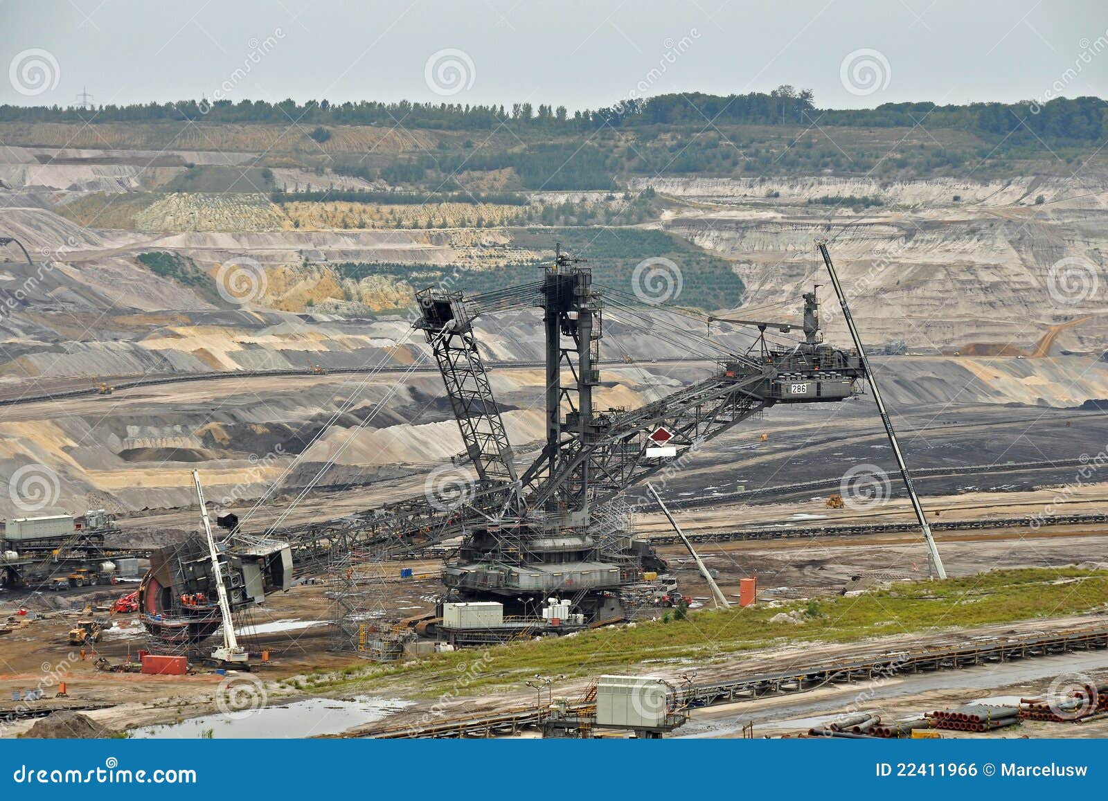 Dregder in a mine stock photo. Image of dipper, dredging - 22411966