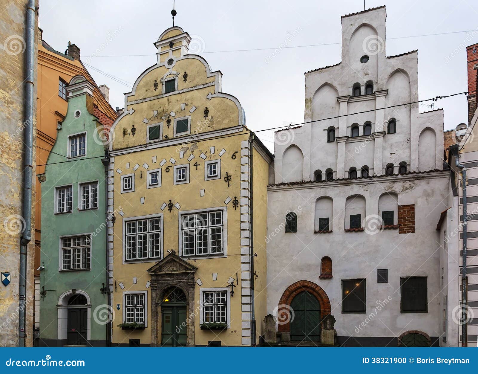 Drei Brüder, Riga stockfoto. Bild von europa, mitte, stadt - 38321900