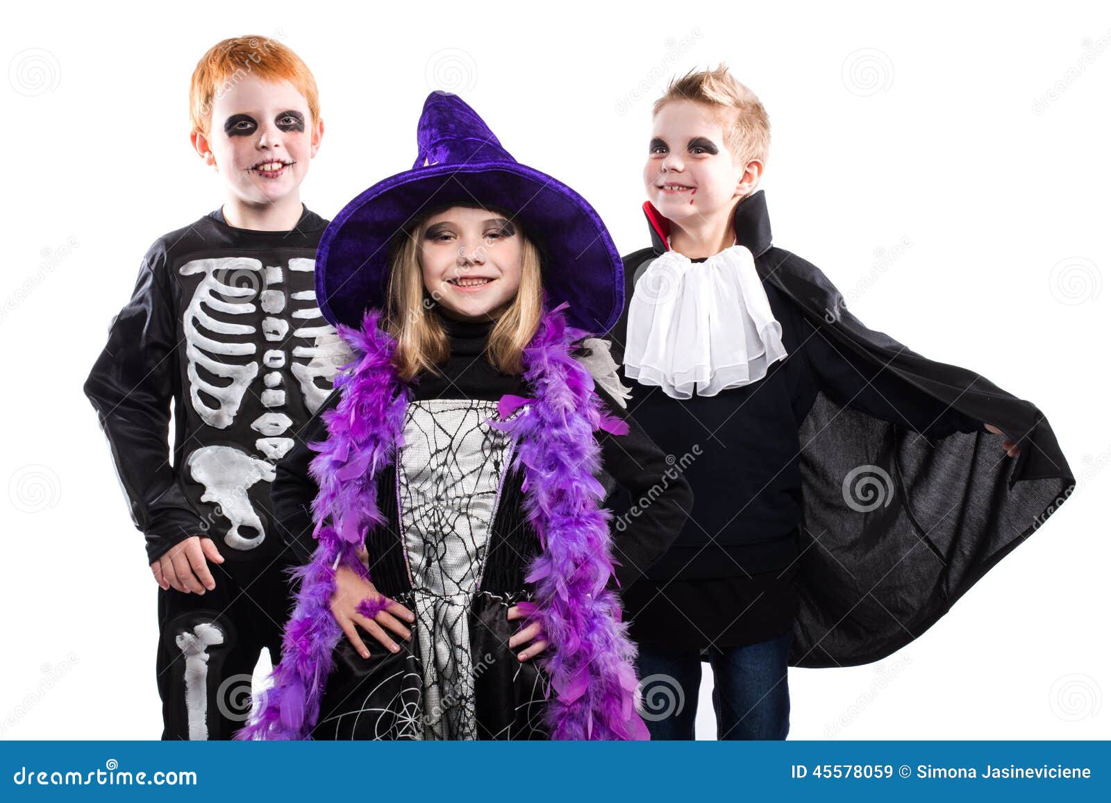 Drei Halloween-Charaktere: Hexe, Skelett, Vampir Stockbild - Bild von ... Drei Halloween-Charaktere: Hexe, Skelett, Vampir Stockbild - Bild von ...