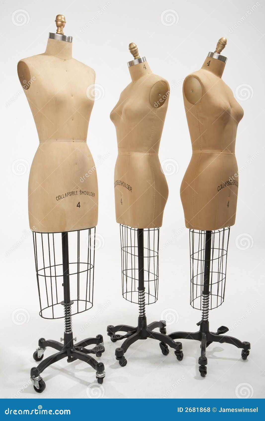 Drei Mannequine 03 stockfoto. Bild von befestigen, vertikal - 2681868