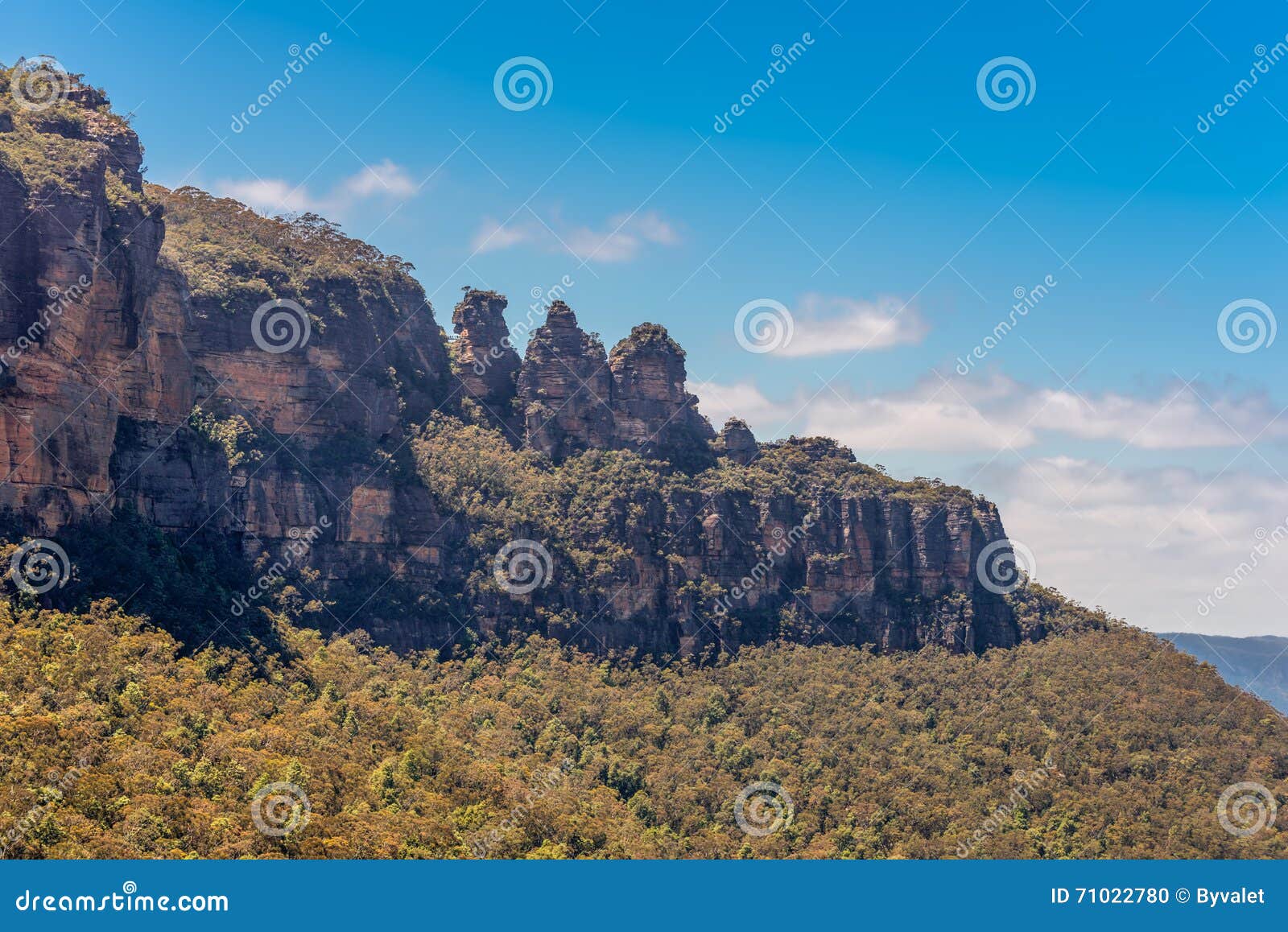 Drei Schwestern, Blaue Berge, Australien Stockfoto - Bild von bereich ...