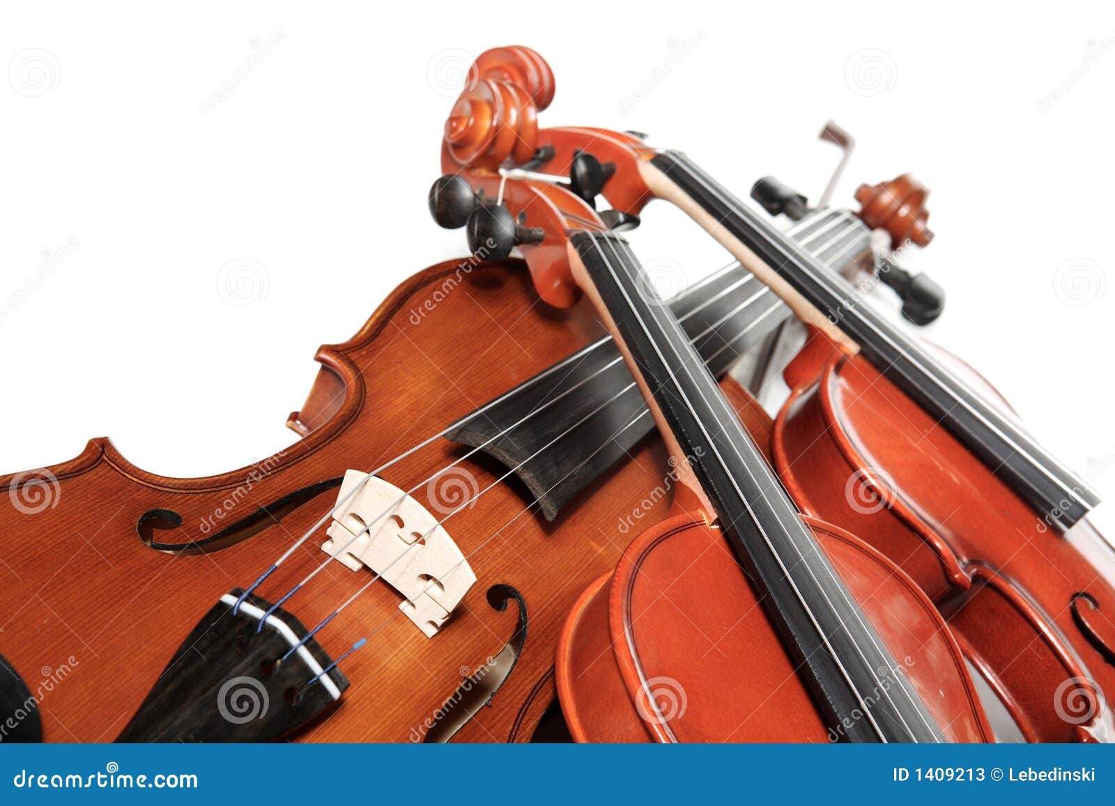 Drei Violinen stockbild. Bild von nahaufnahme, violinen - 1409213