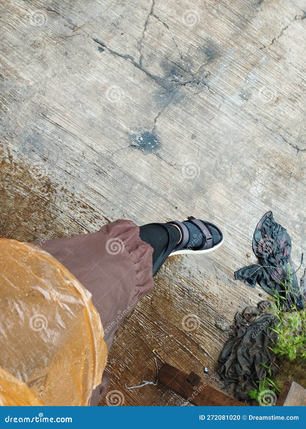 Drenched in Rain in the Afternoon Stock Photo - Image of geology, sand ...