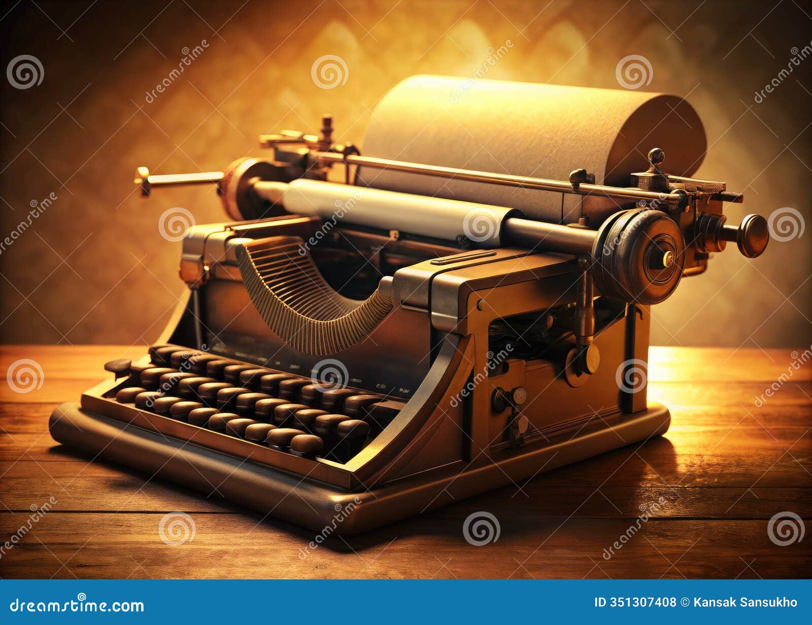 A 3DRendered Vintage Stenography Machine a Glimpse into the Retro ...
