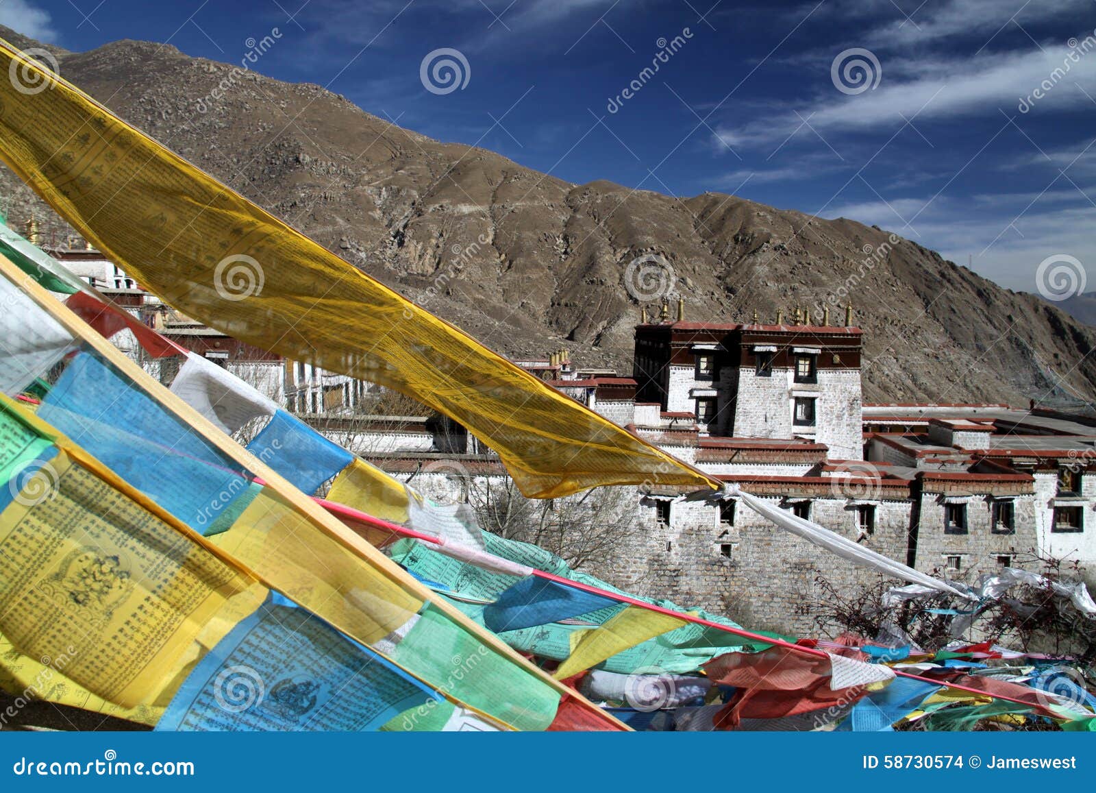 Drepung Monastery in Lhasa stock photo. Image of famous - 58730574