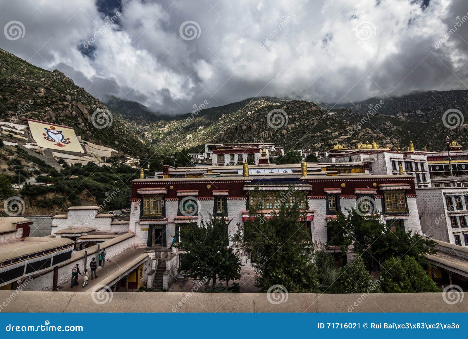 Drepung Monastery Near Lhasa, Tibet Editorial Photo - Image of drepung ...