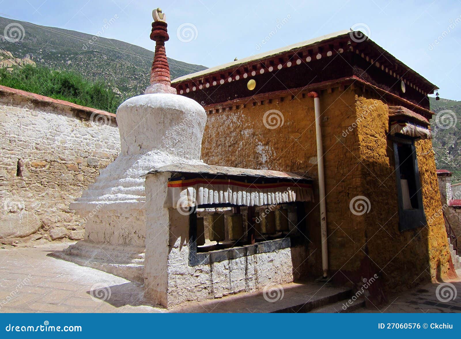 Drepung Monastery in Tibet stock photo. Image of lhasa - 27060576