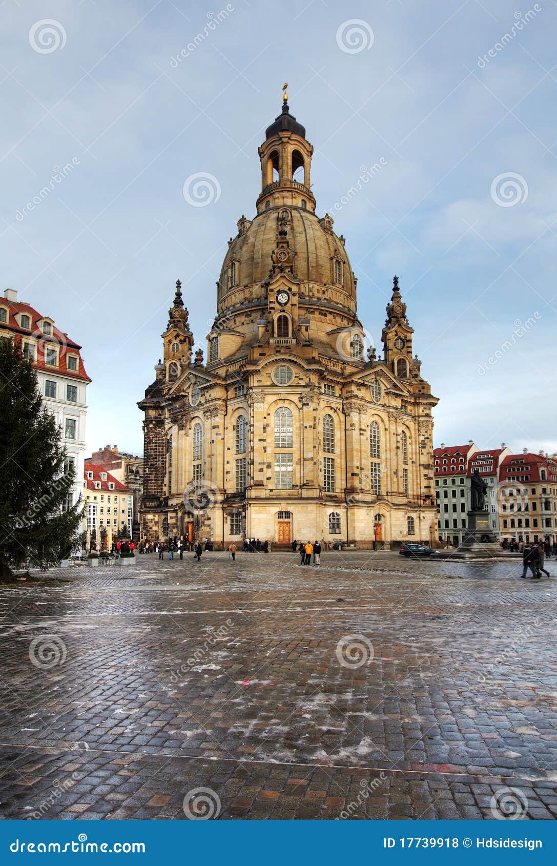 Dresda Frauenkirche, Germania Fotografia Stock - Immagine di ...