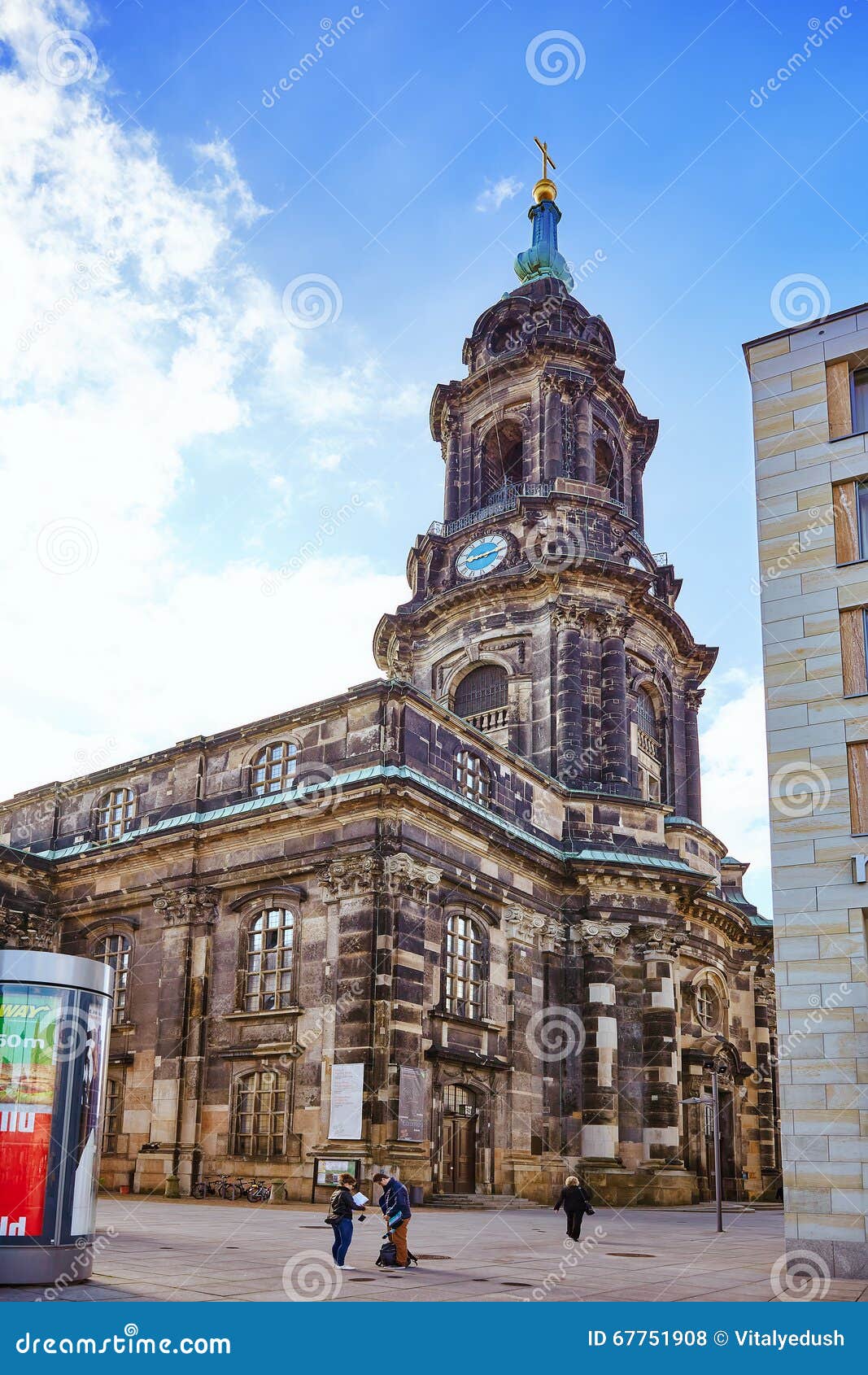 DRESDA, GERMANIA 8 SETTEMBRE 2015: Dresda Frauenkirche (Chur Fotografia ...