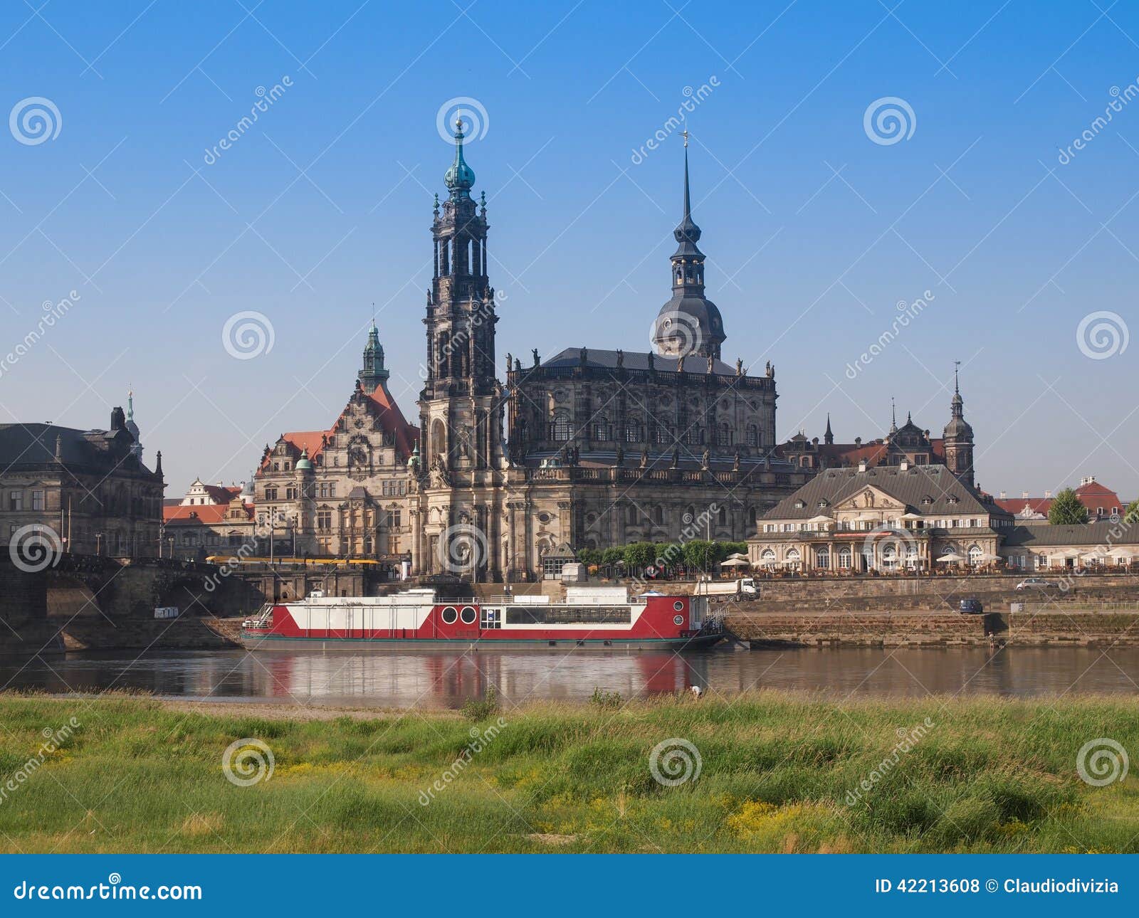 Dresda Hofkirche fotografia stock editoriale. Immagine di santo - 42213608