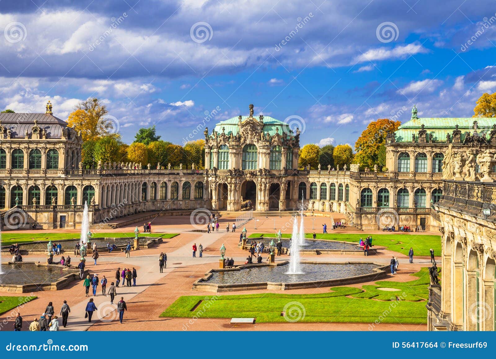 Dresda, museo di Zwinger immagine stock editoriale. Immagine di ...