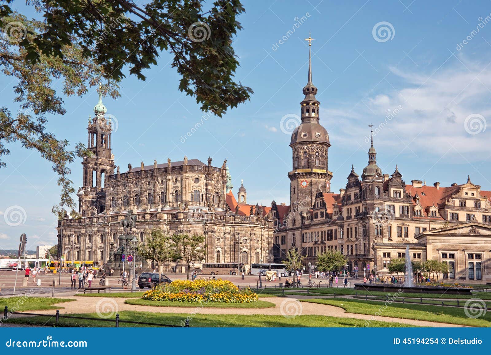 Dresden Castle Or Royal Palace Dresdner Residenzschloss Or Dresdner ...