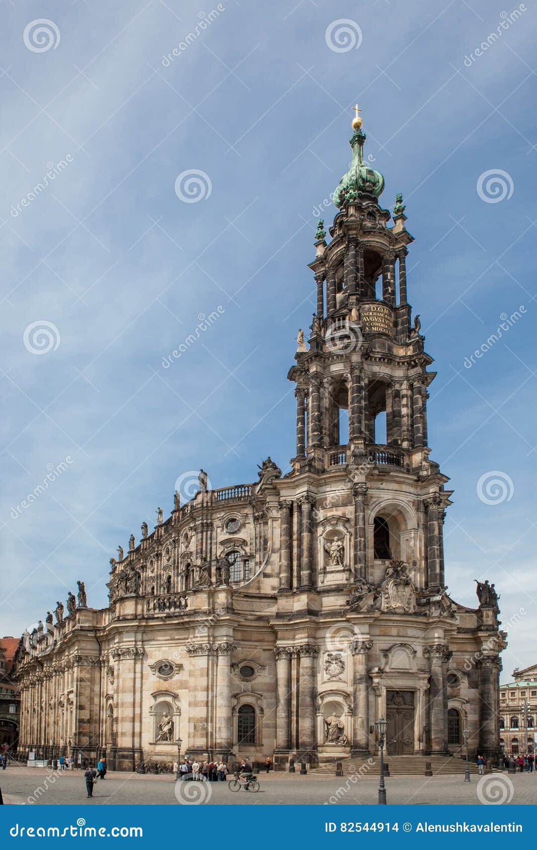 Dresden Cathedral of the Holy Trinity Editorial Stock Image - Image of ...