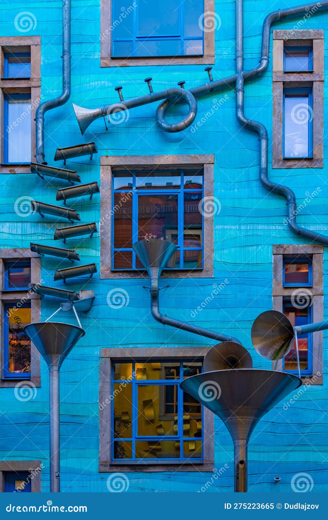 Dresden, Germany, August 6, 2022: Evening at the Kunsthofpassage Editorial Image - Image of ...