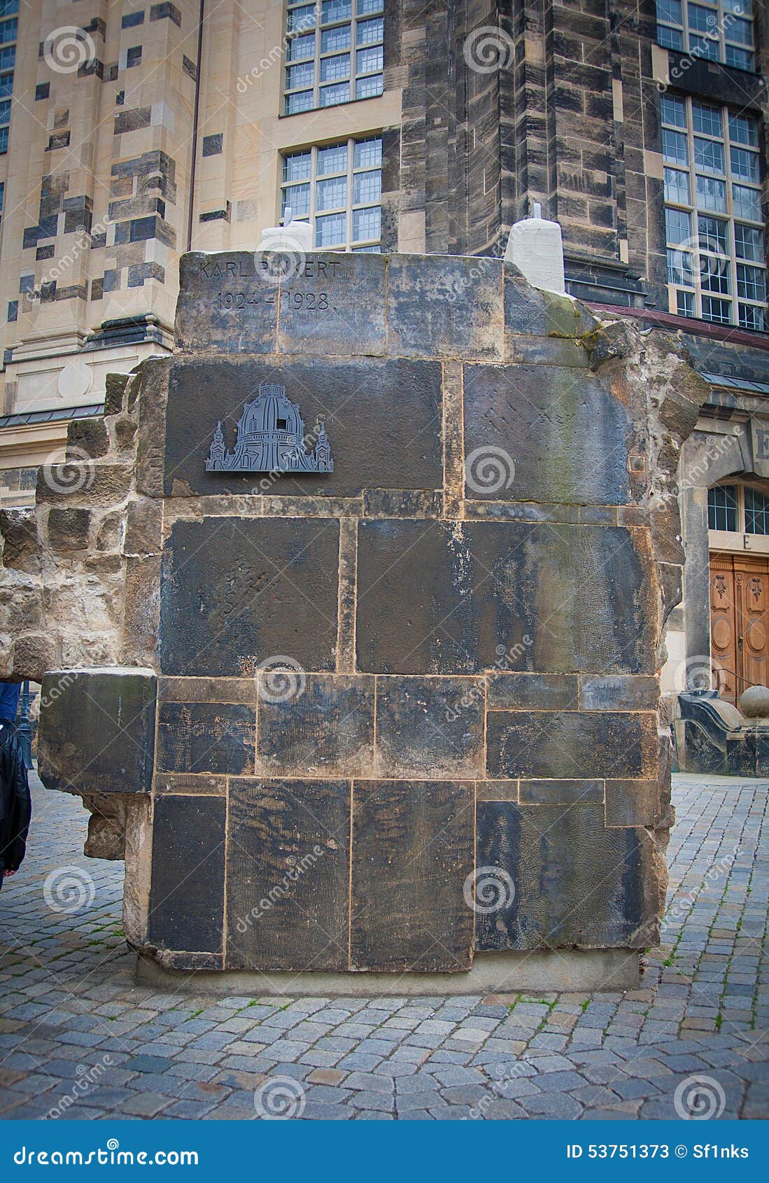 Dresden Germany. Part of the Wall Stock Image - Image of actor, journey ...
