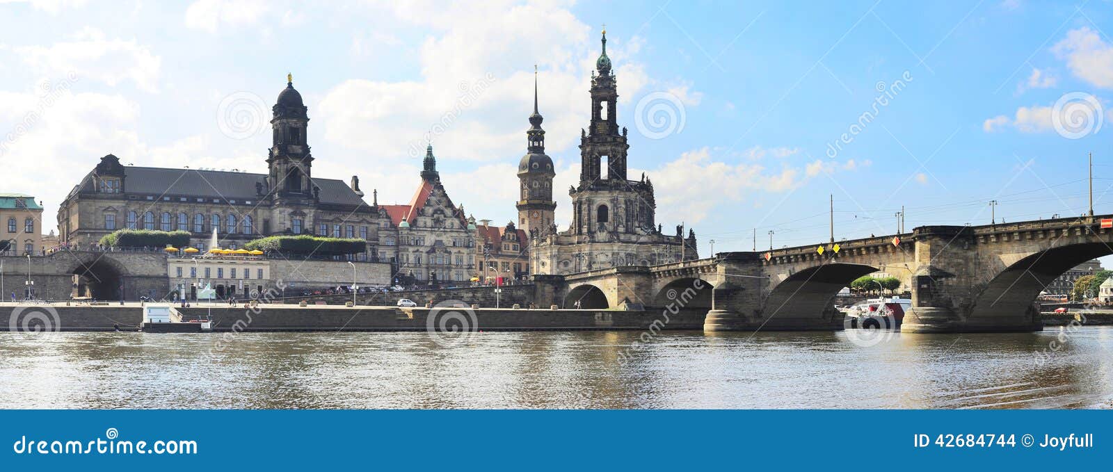 Dresden landmarks stock photo. Image of horizontal, cathedral - 42684744
