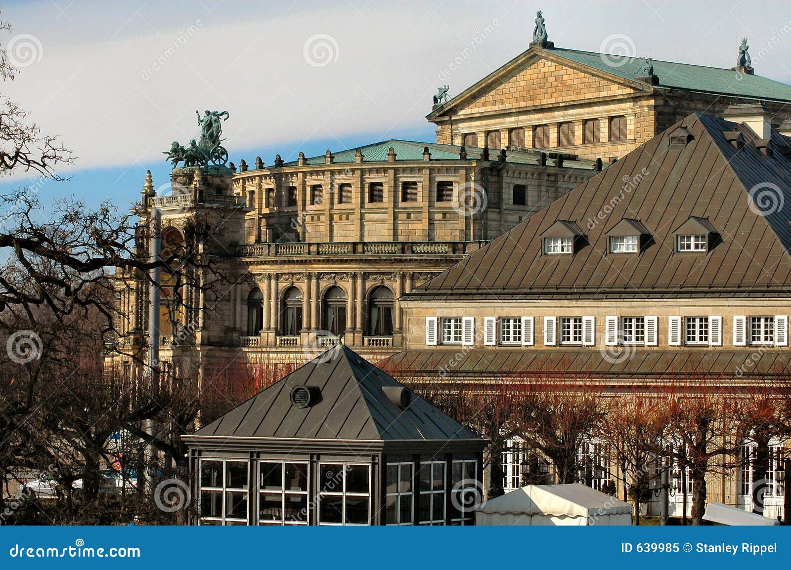 Dresden Opera House stock image. Image of historic, vacation - 639985