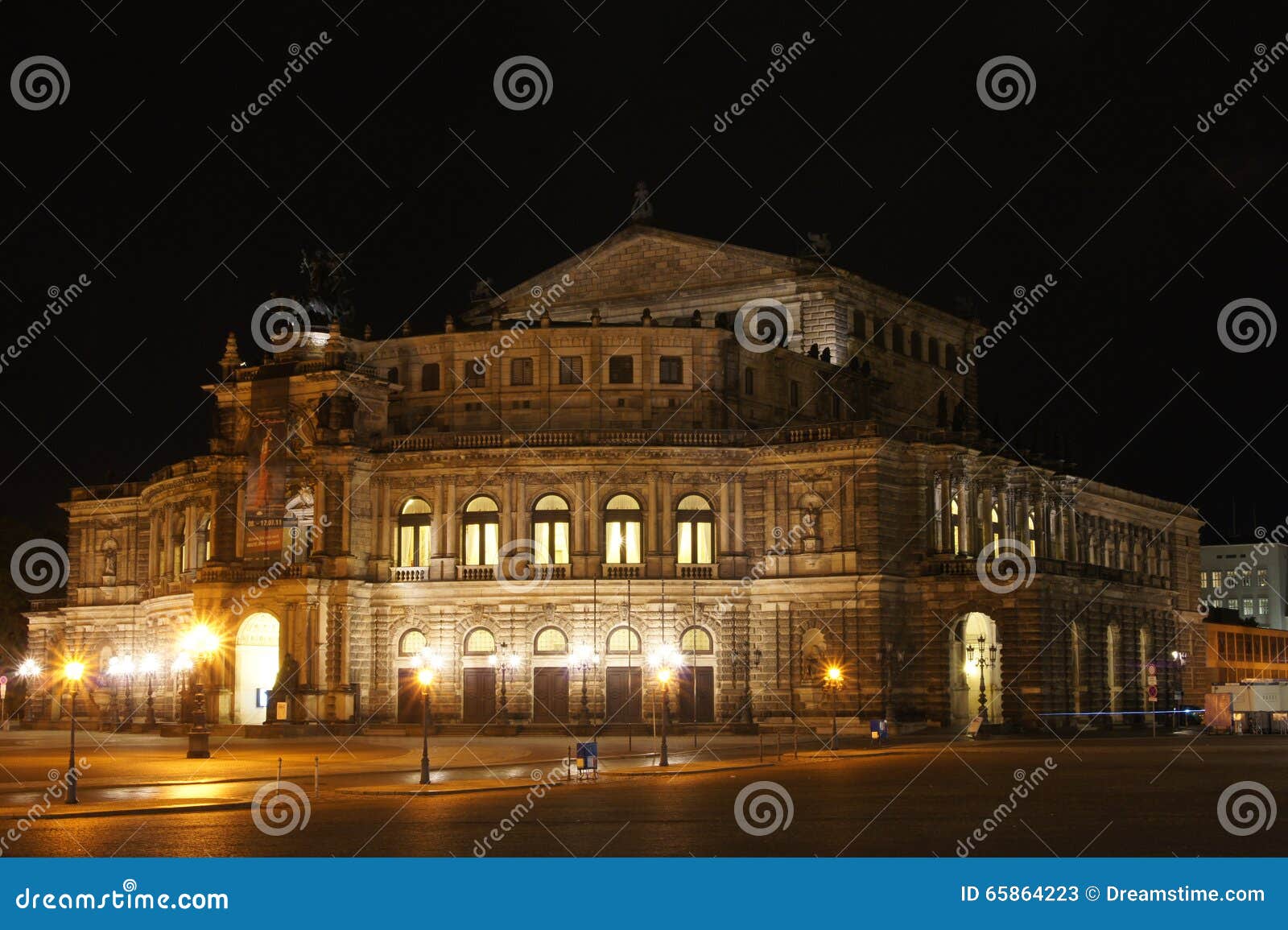 Dresden opera house stock image. Image of deutschland - 65864223