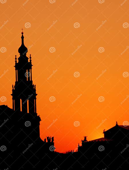 Dresden symbols stock photo. Image of chapel, chapels, roof - 22598