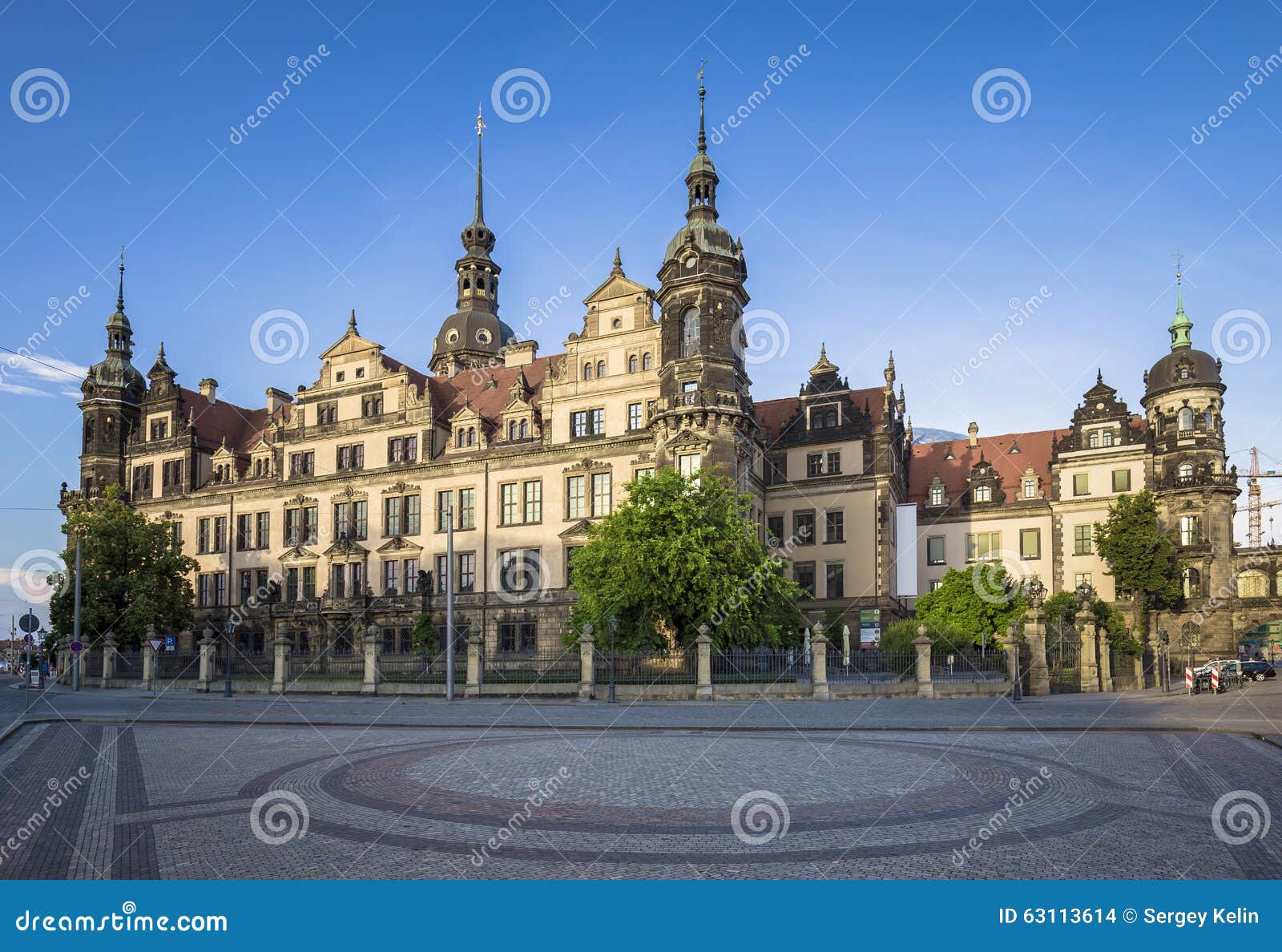 Dresdner Residenzschloss (castello) Di Dresda, Germania Fotografia ...