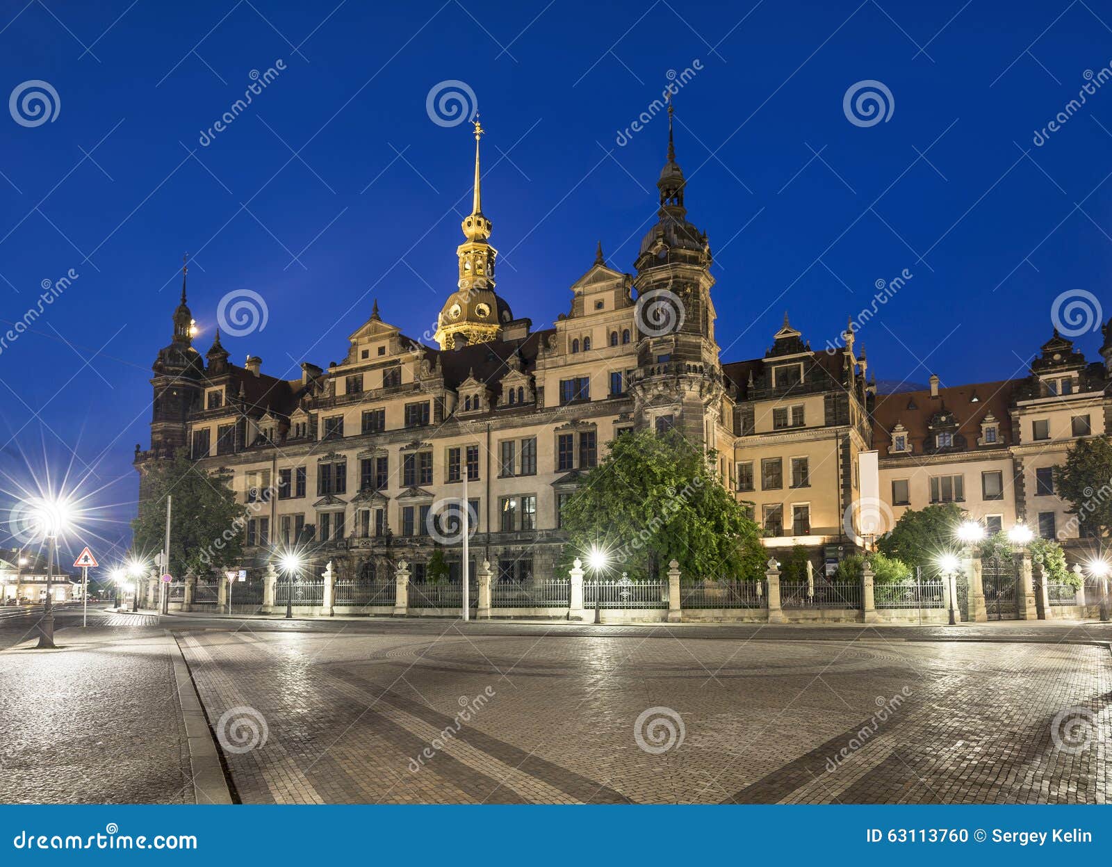 Dresdner Residenzschloss (Dresden Castle), Germany Stock Photo - Image ...