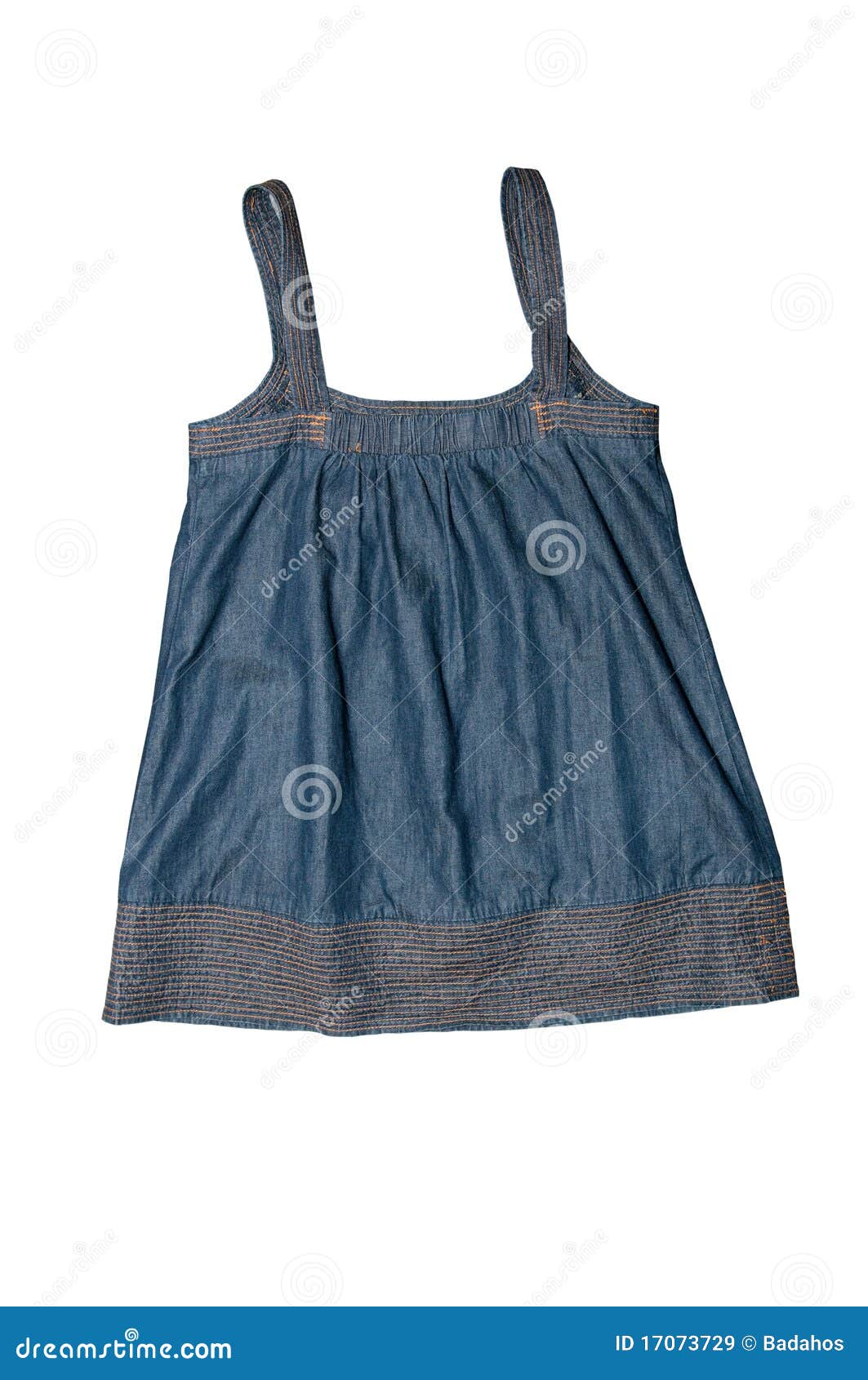 Dress stock image. Image of isolated, denim, object, wear - 17073729