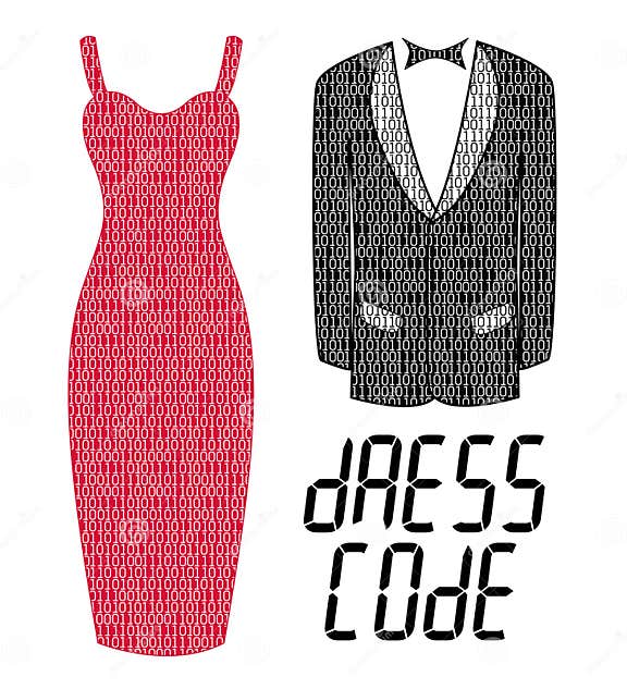 Dress code stock vector. Illustration of code, costume - 33479214