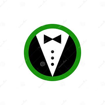 Dress Code Symbol with Green Ring Around. Stock Illustration ...