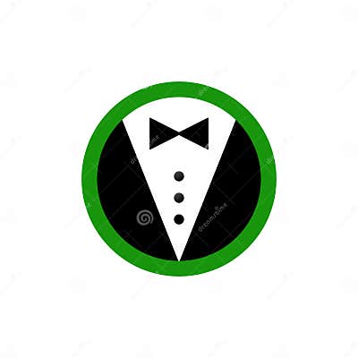 Dress Code Symbol with Green Ring Around. Stock Illustration ...
