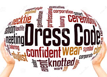 Dress Code Word Cloud Sphere Concept Stock Illustration - Illustration ...