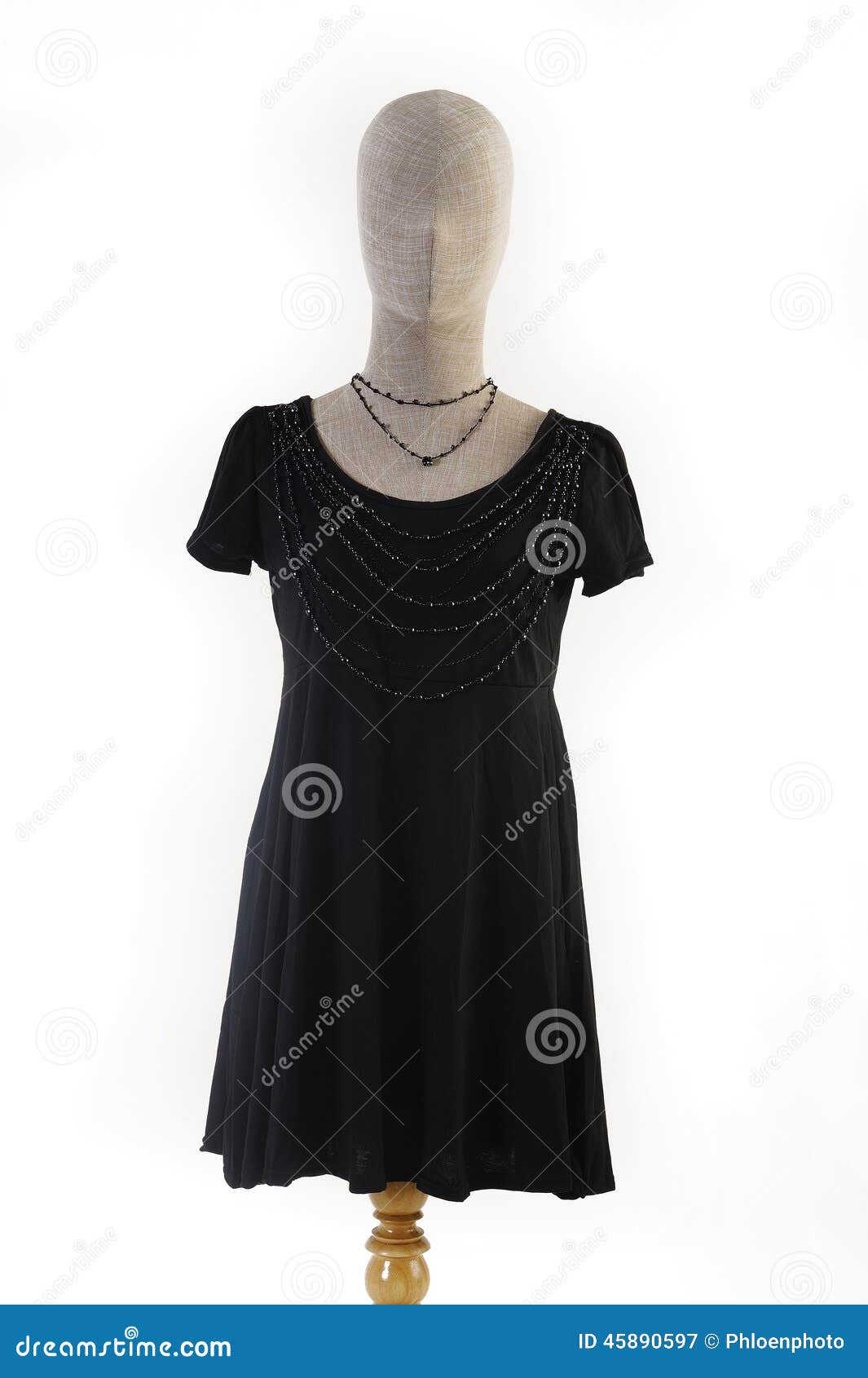 Dress on mannequin stock image. Image of clothes, style - 45890597
