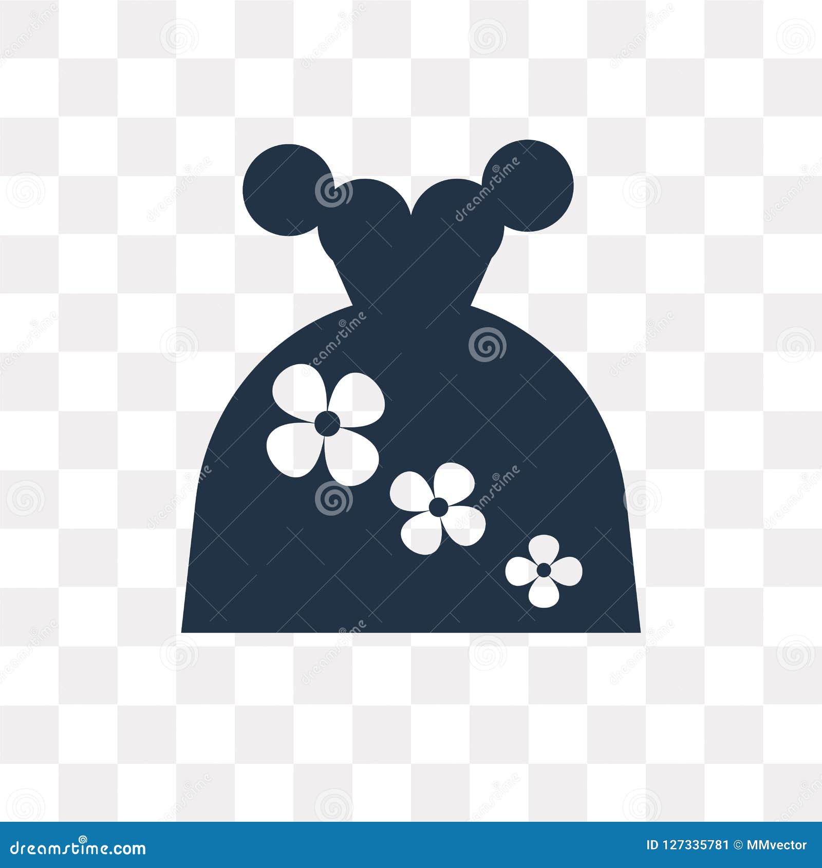 Dress Vector Icon Isolated on Transparent Background, Dress Tra Stock ...