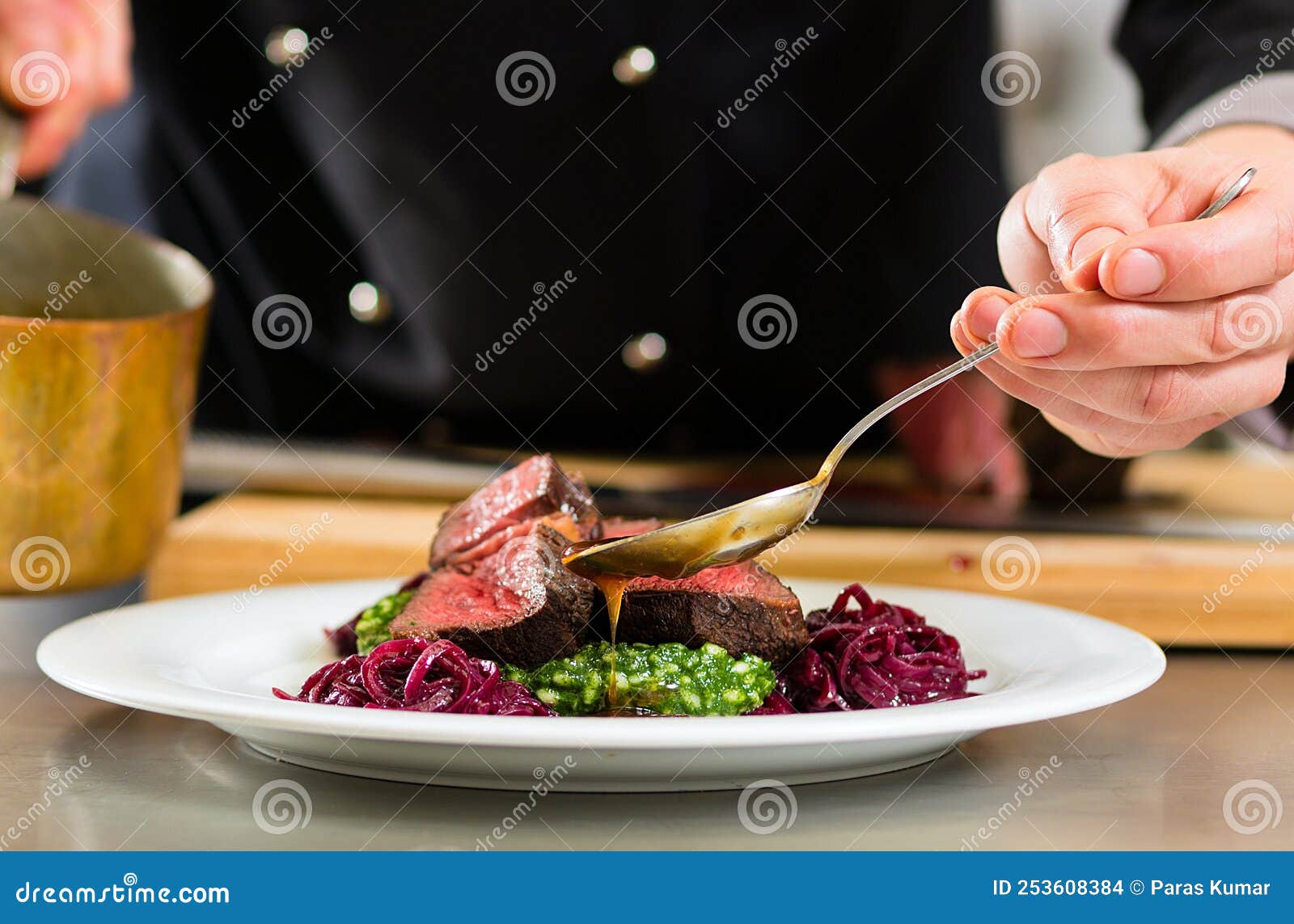 Dressed Food, Fish Chips, is Ready To Eat Stock Photo - Image of dish ...