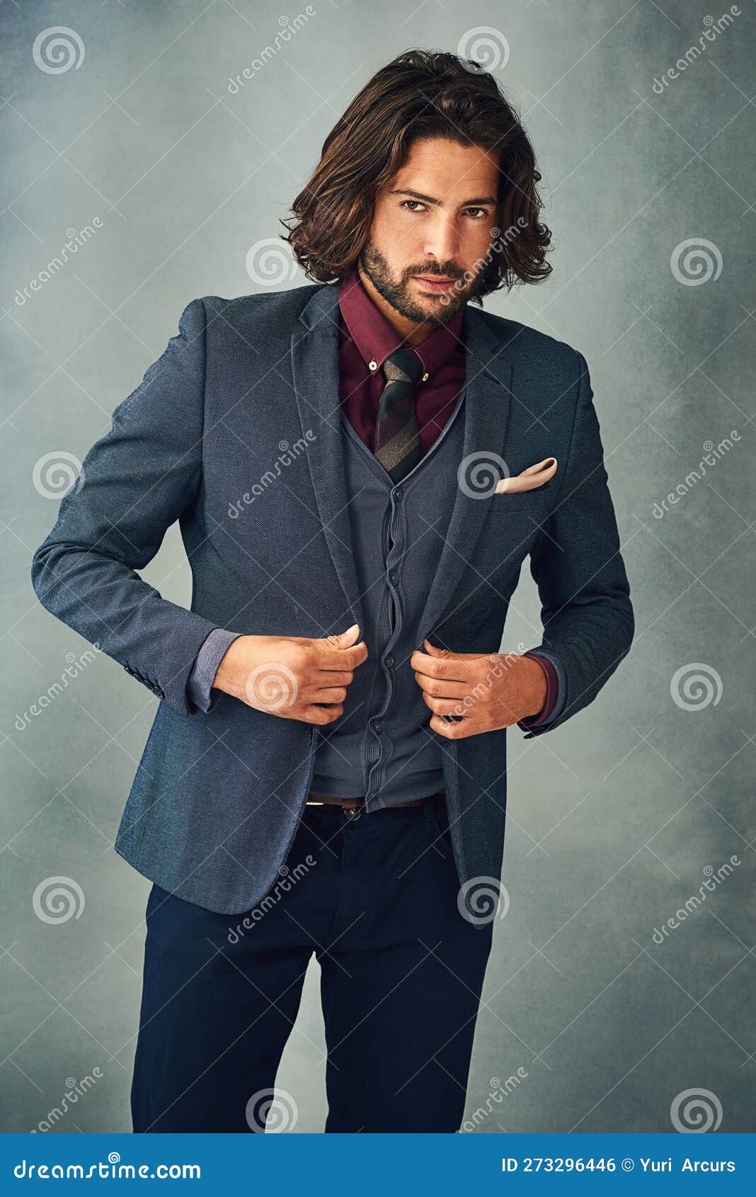 Dressed for Success. Studio Portrait of a Handsome and Stylish Young ...