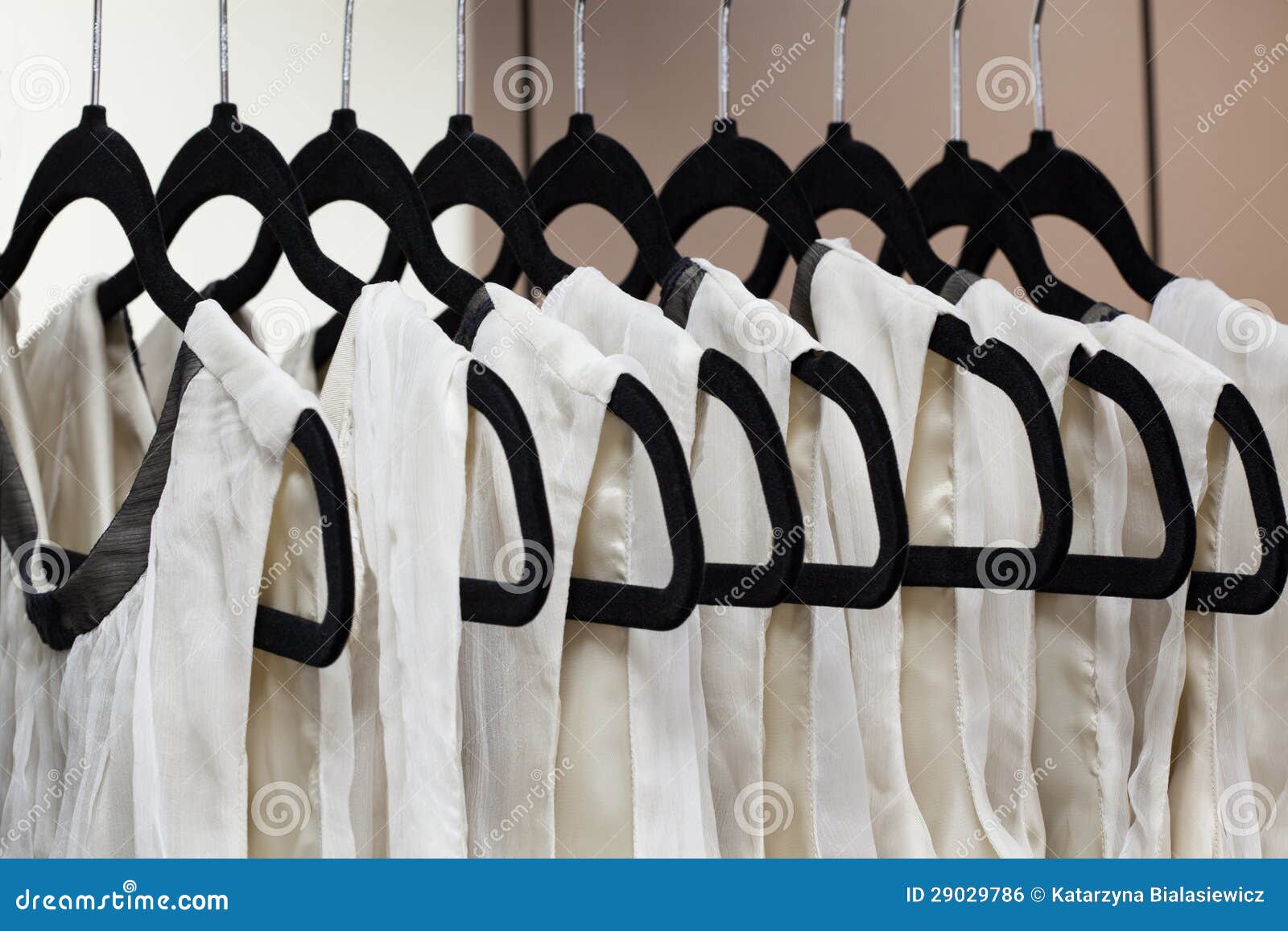 Dresses on hangers stock photo. Image of costume, custom - 29029786