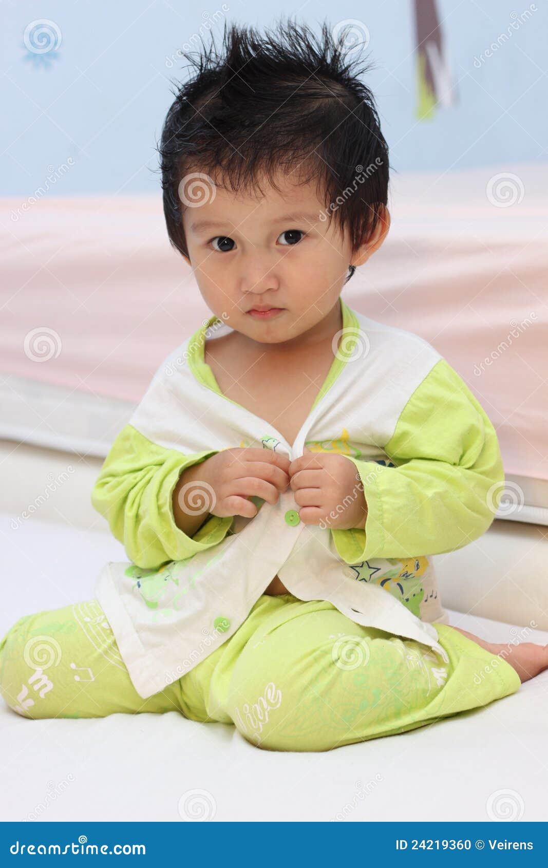 Dressing baby stock photo. Image of kids, beauty, dress - 24219360