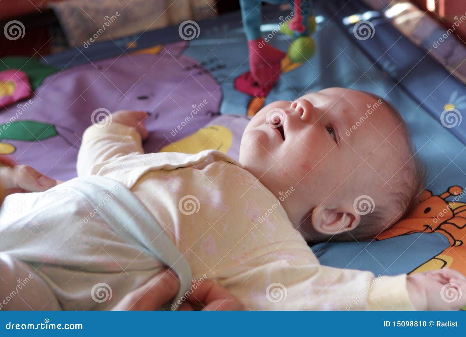 Dressing infant stock photo. Image of little, house, people - 15098810