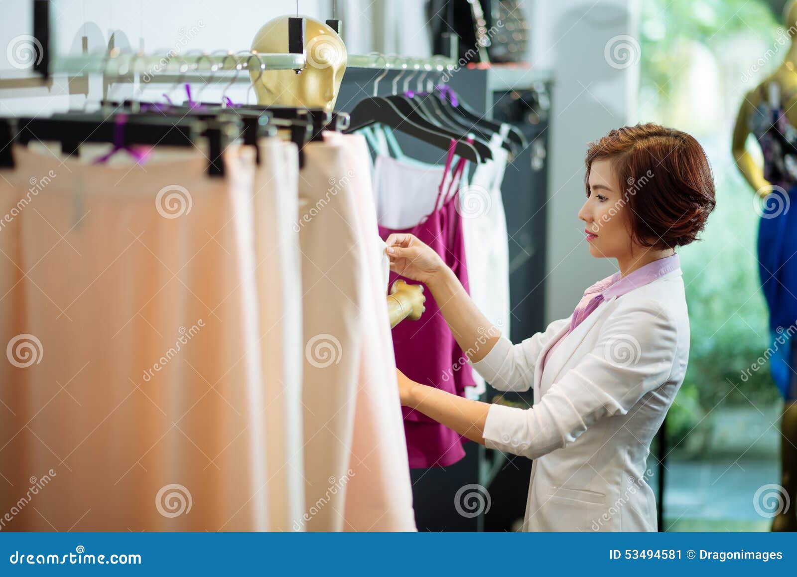 Dressing mannequin stock image. Image of garment, owner - 53494581