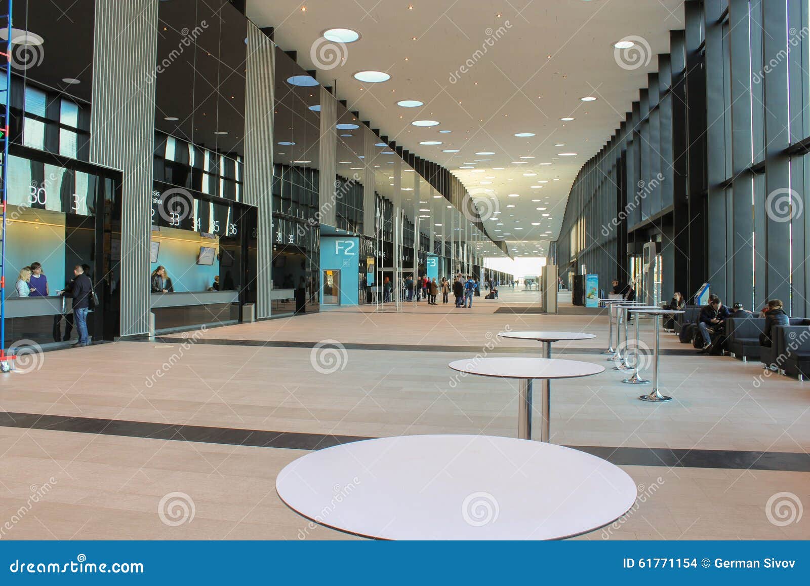 Dressing Sector Lobby ExpoForum Editorial Stock Image - Image of people ...