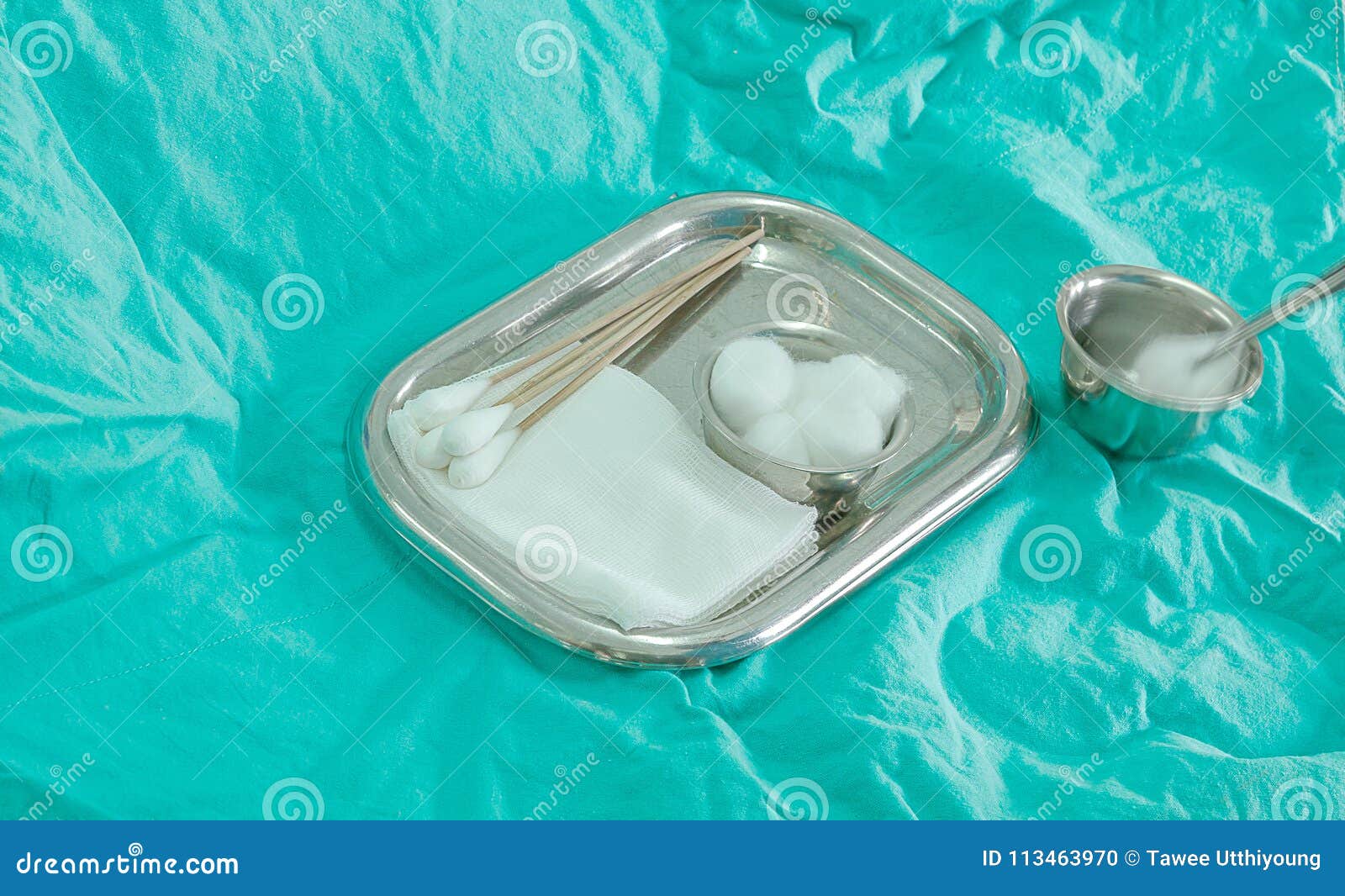 Dressing set for wound stock photo. Image of tool, clean - 113463970