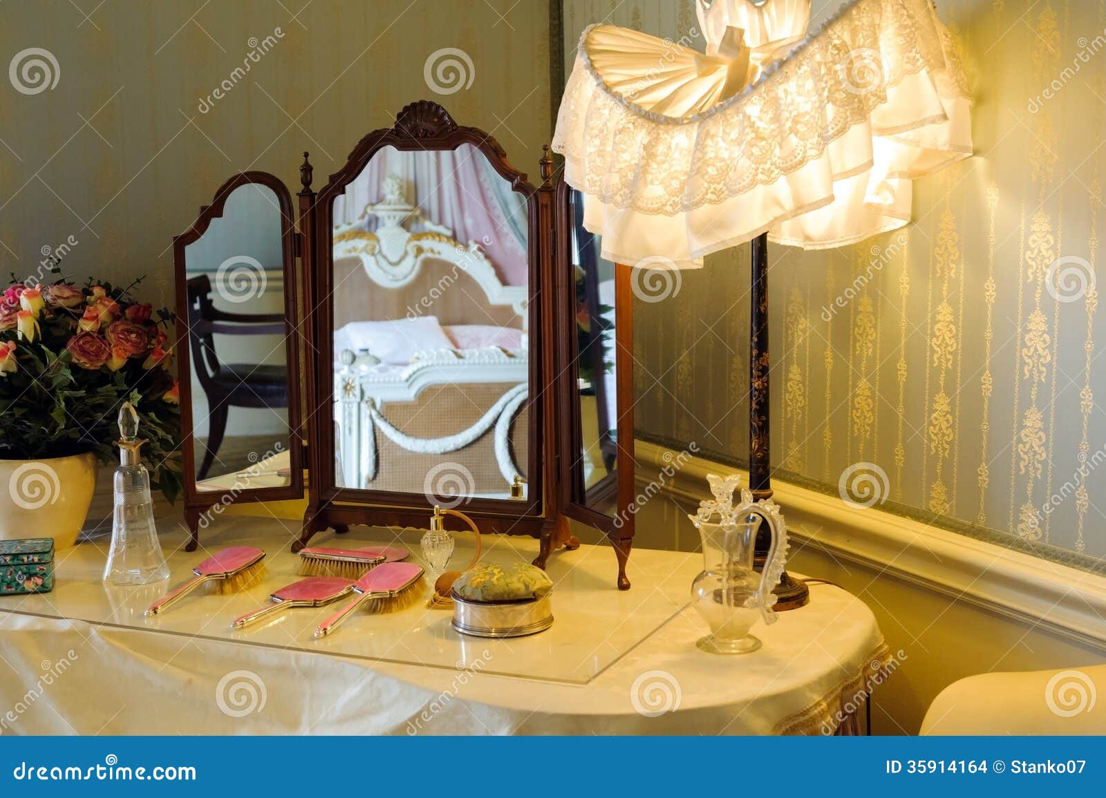 Dressing table stock photo. Image of cabinet, classic - 35914164