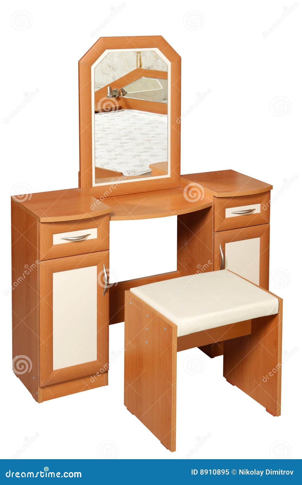 Dressing table, isolated stock image. Image of design - 8910895