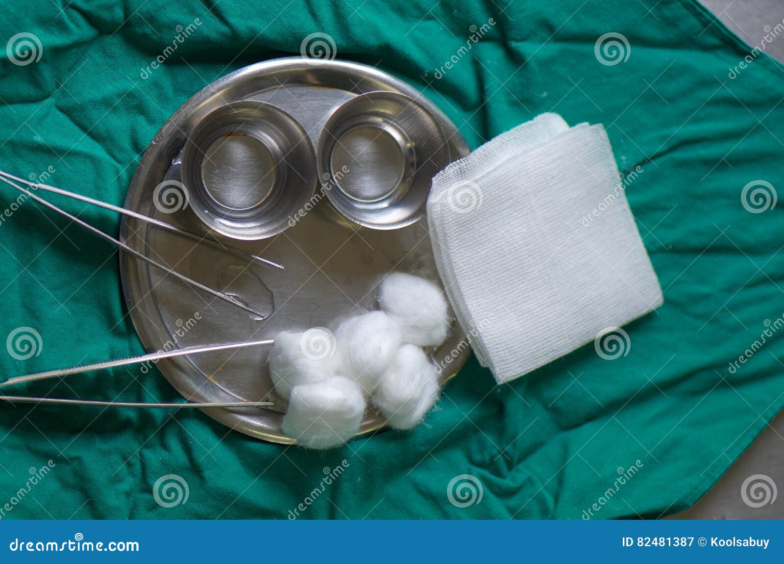 Set Of Dressing Wound Instrument Royalty-Free Stock Image ...