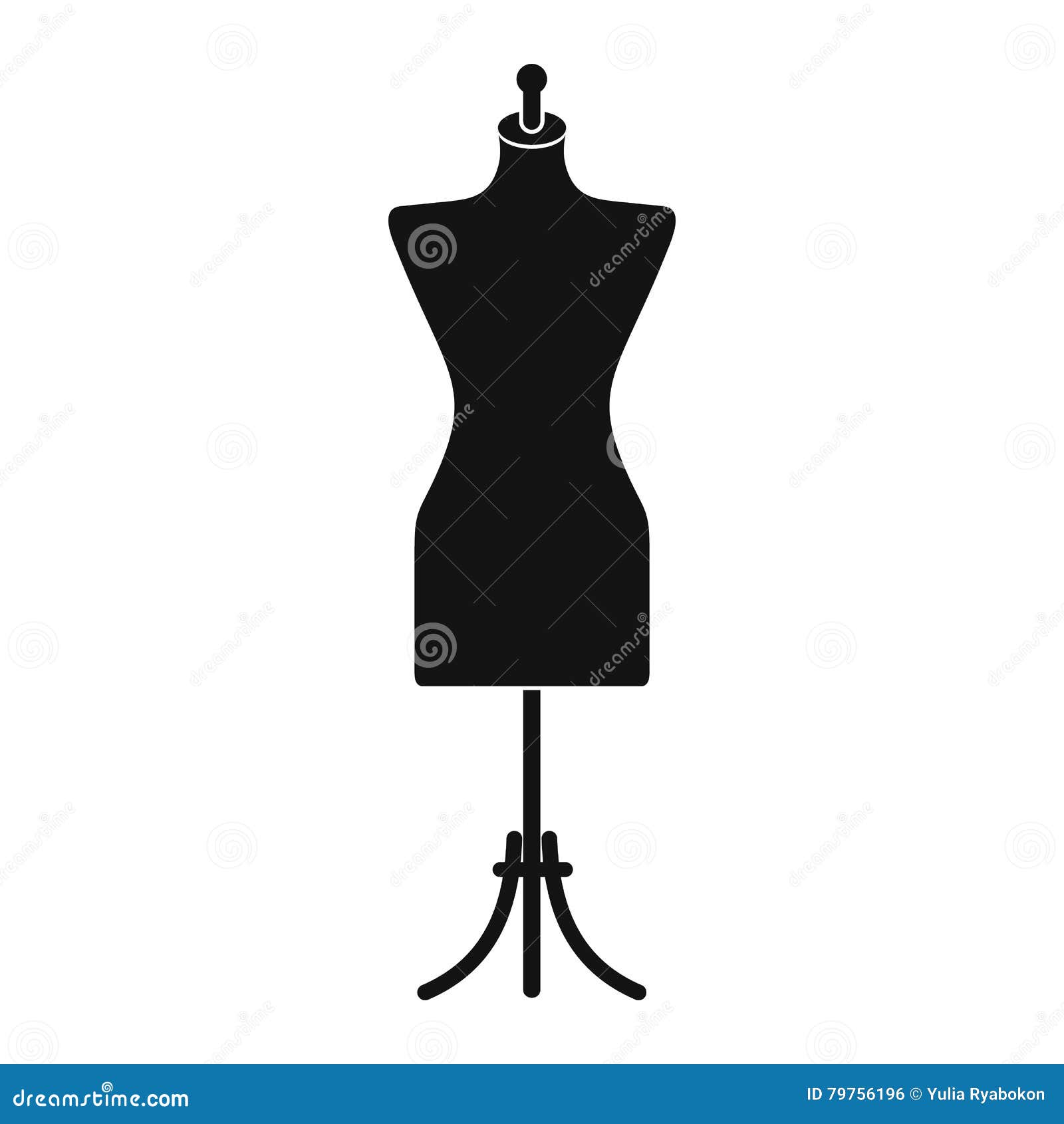 Dressmaker Model Icon. Detailed Set Of Handmade Icons. Premium Quality ...