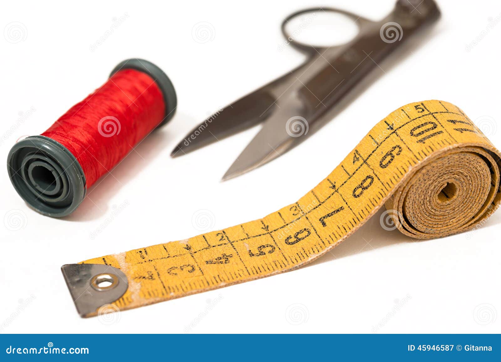 Dressmaker objects stock image. Image of material, design - 45946587