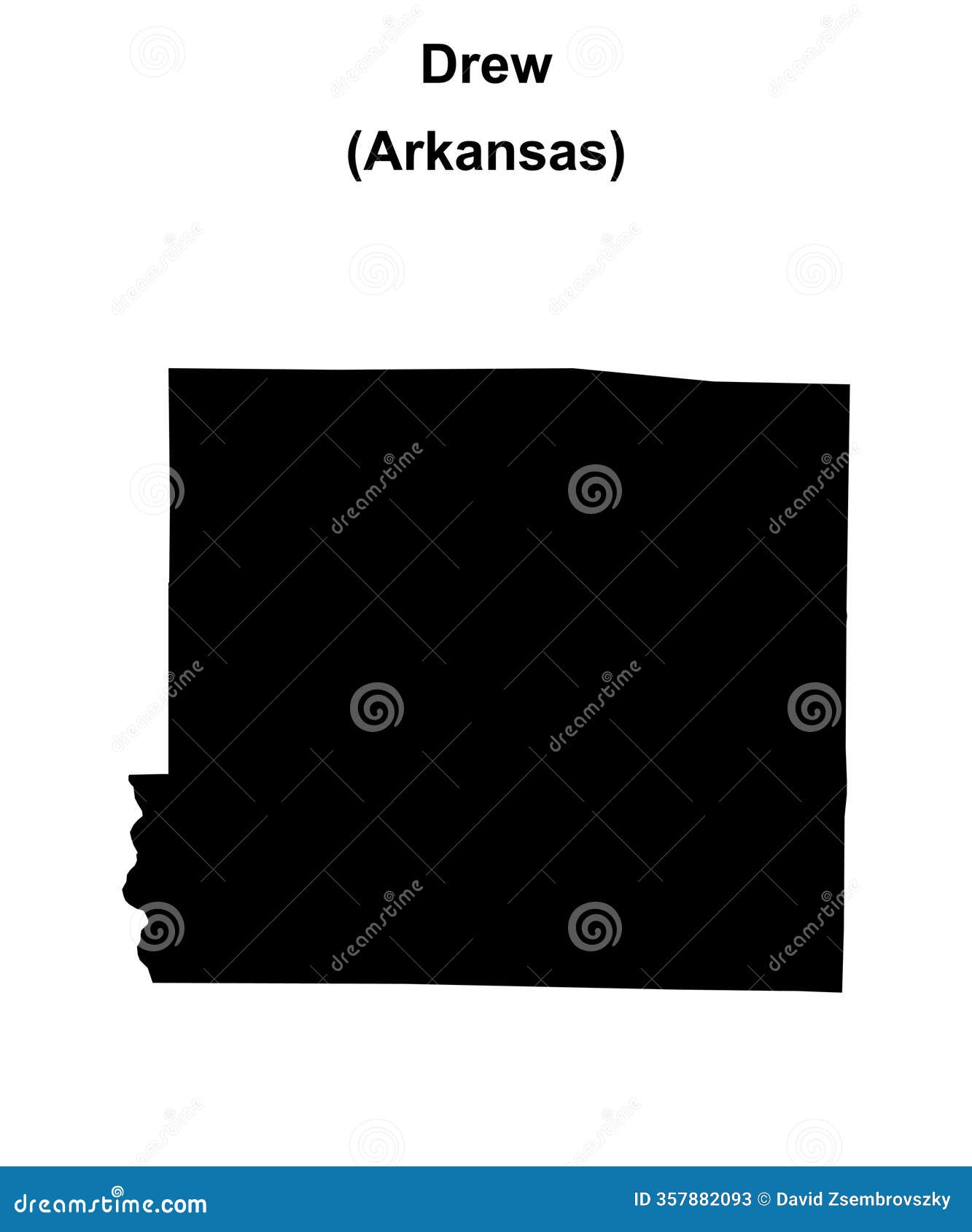 Drew Outline Map Cartoon Vector | CartoonDealer.com #357882093