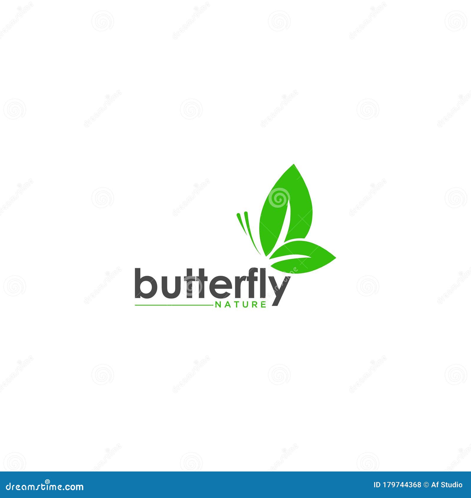 Fly Butterfly Leaf Logo - Illustration Vector Stock Vector ...
